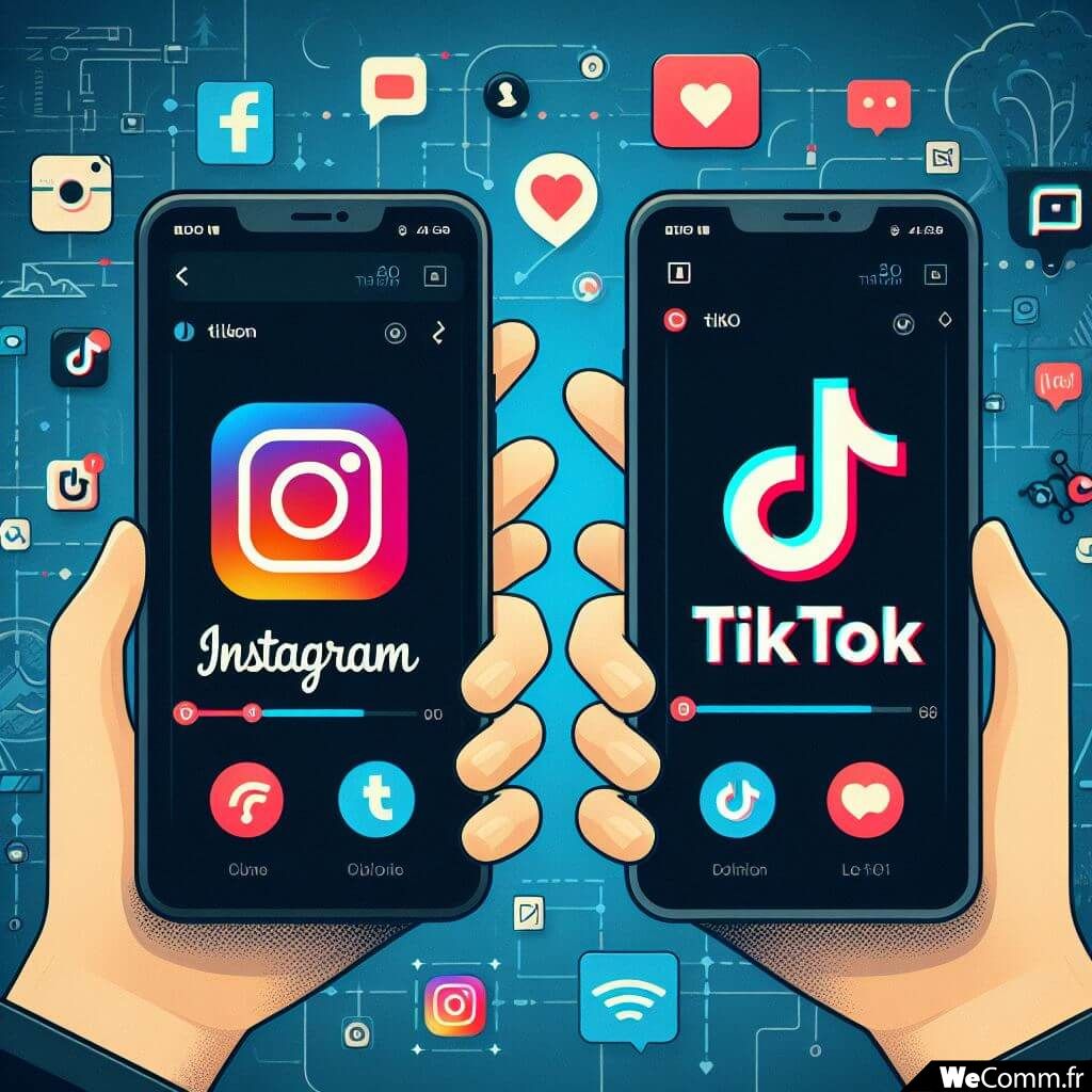 Devrais-je privilégier Instagram ou TikTok ? - WeComm